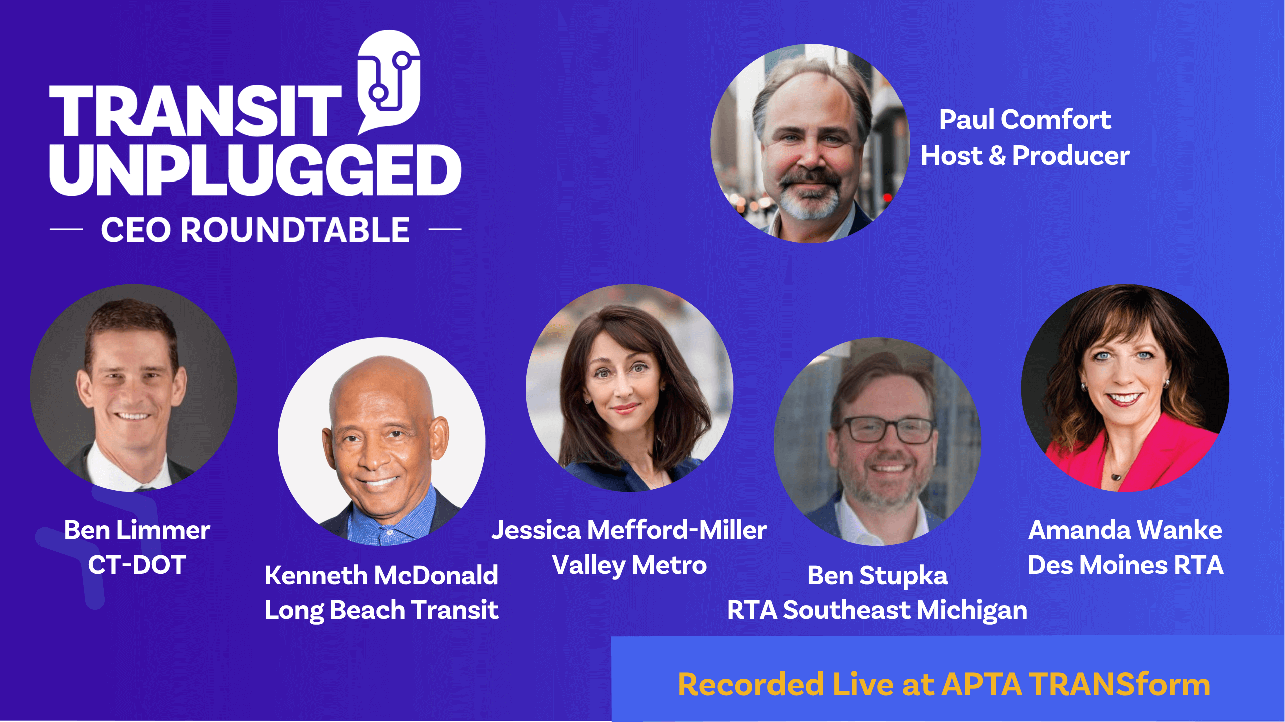 Driving the Future of Transit: CEO Roundtable from APTA TRANSform 2025 ...